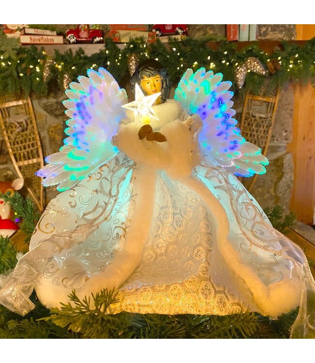 Fiber Optic Animated Tree Topper - Amber Marie and Company