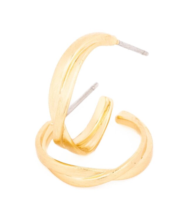 Kat Gold Earrings - Amber Marie and Company