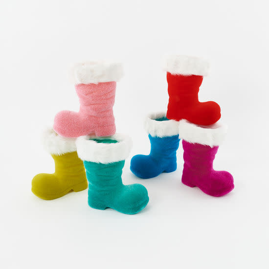 Flocked Boot, LG - Amber Marie and Company