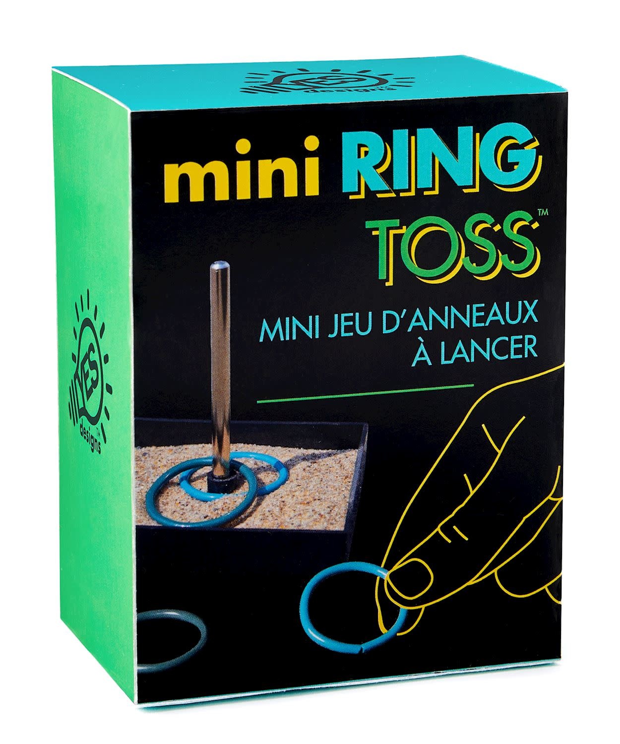 Desktop Finger Ring Toss Game Set - Amber Marie and Company