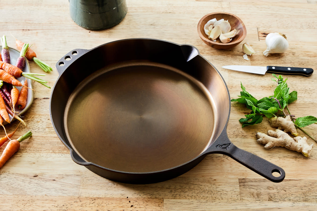 SMITHEY IRONWARE No. 14 Traditional Skillet Amber Marie and Company