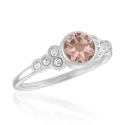 Vintage Rose CZ Cluster Stack Ring - Amber Marie and Company