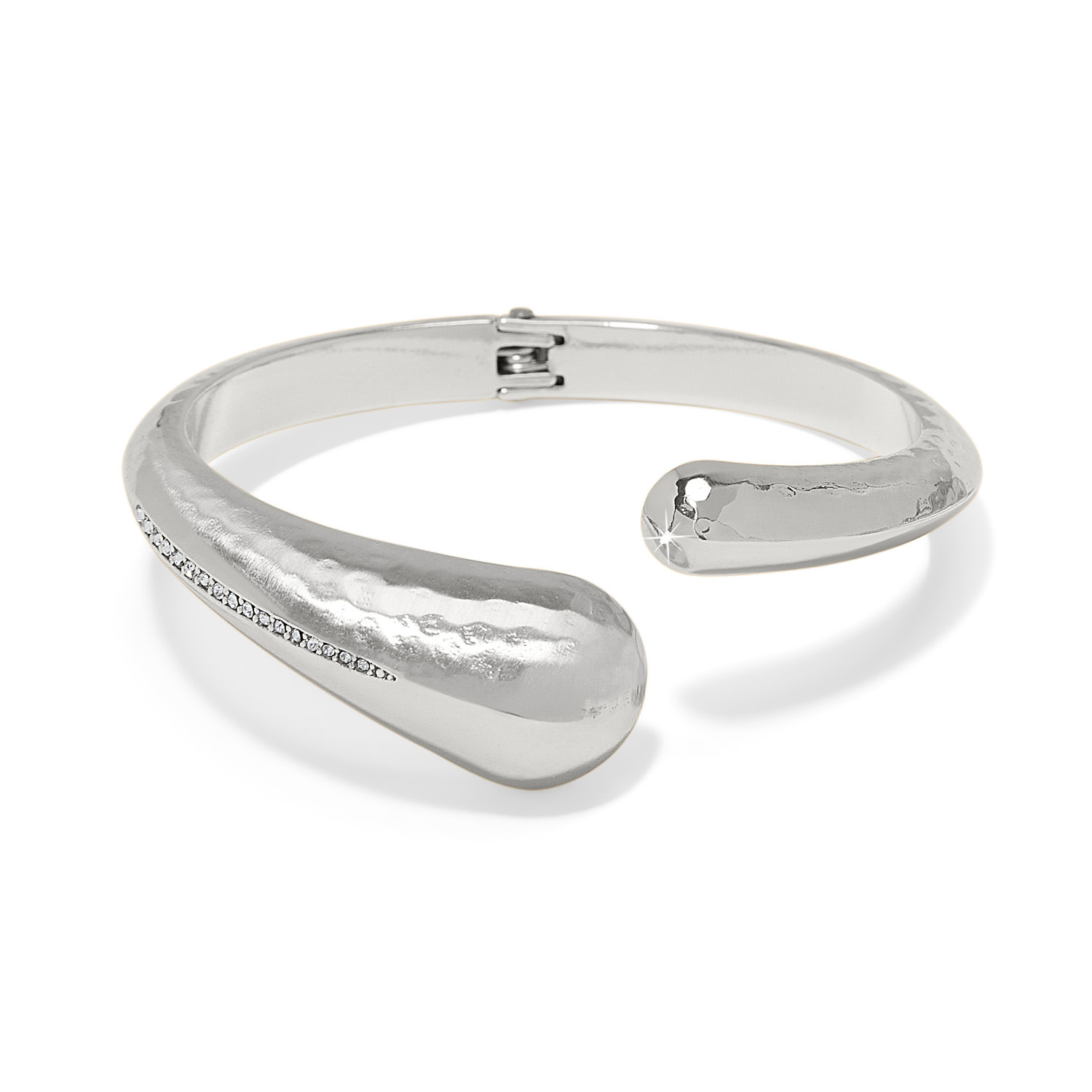 BRIGHTON Nile Silver Open Hinge Bangle - Amber Marie and Company