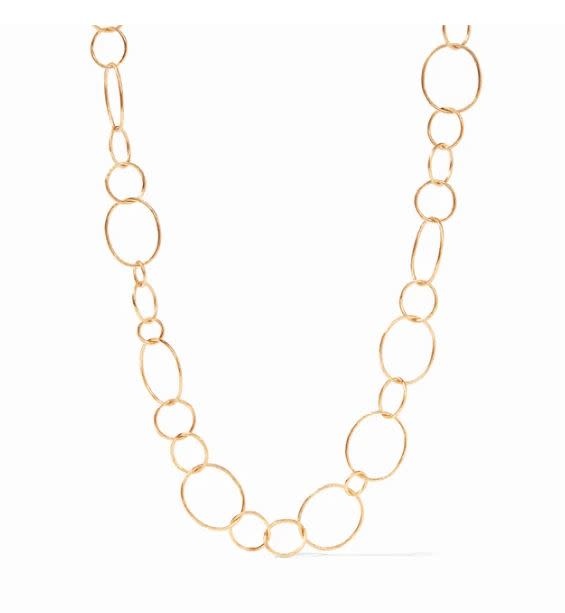 Colette Texture Necklace Gold - Amber Marie and Company
