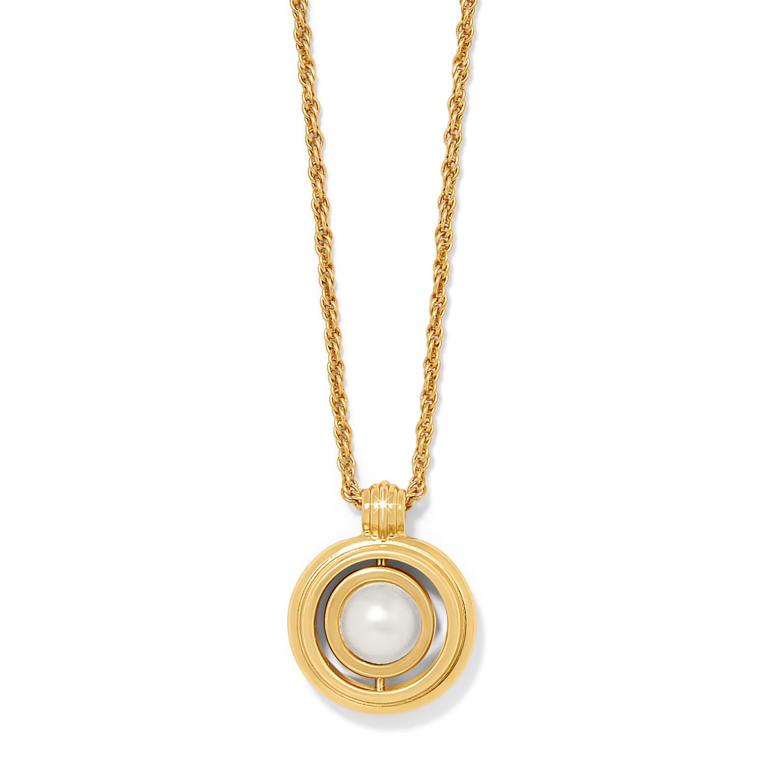BRIGHTON Ferrara Deco Pearl Necklace - Amber Marie and Company