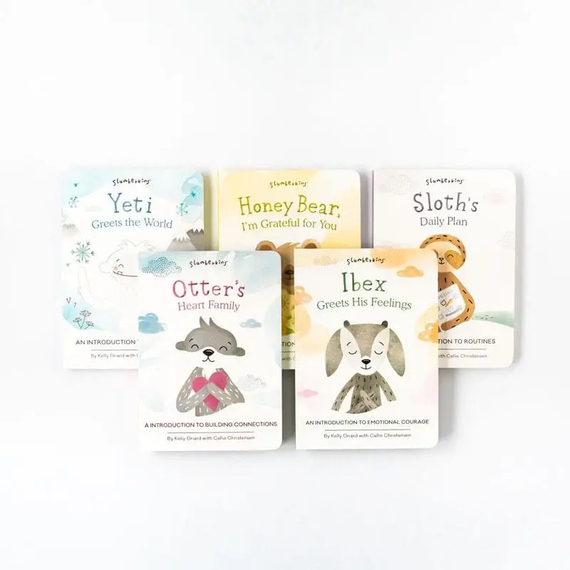 SLUMBER KINS Slumberkins - An Introduction To Caring 5 Book Set - Amber ...