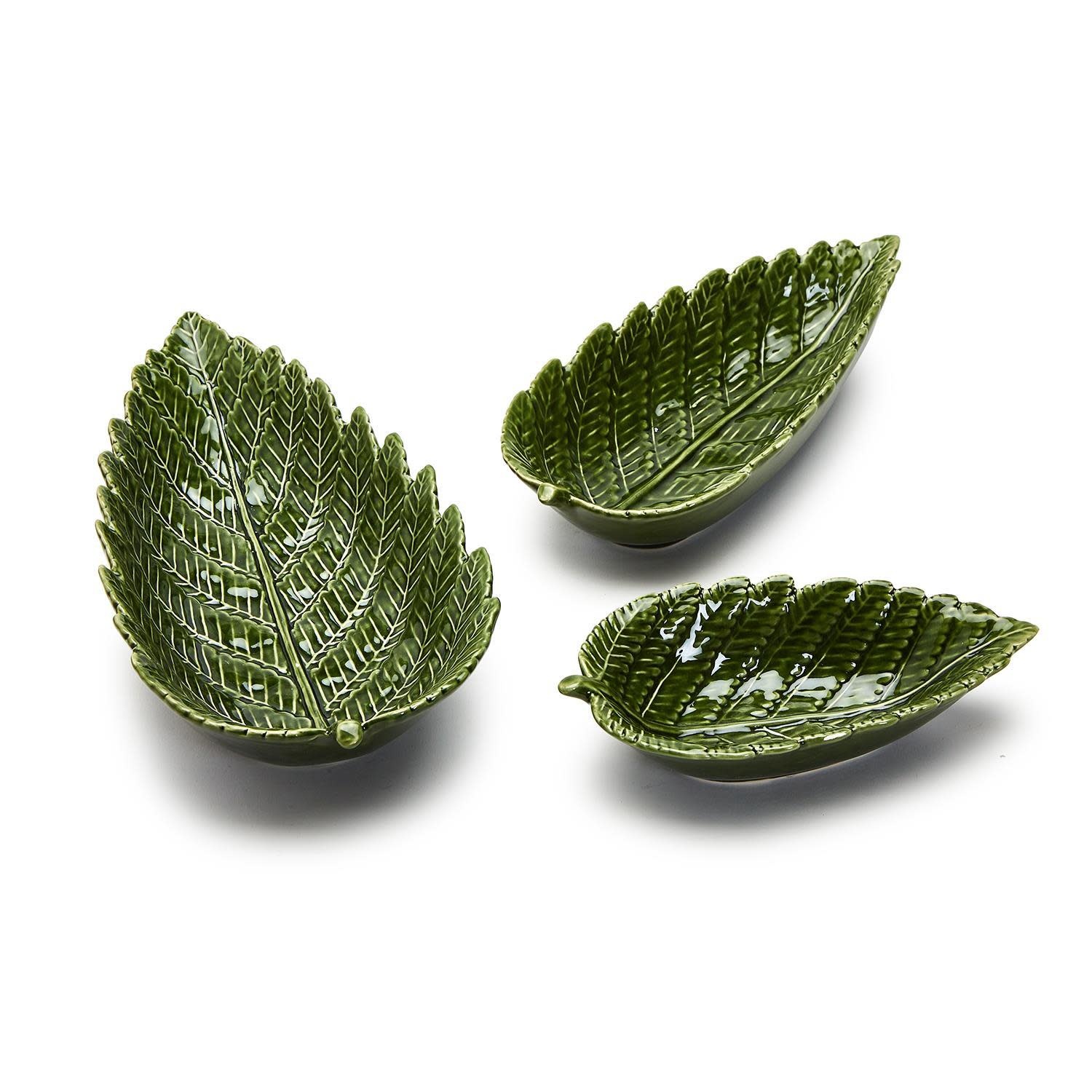 Fern Leaf Tid Bit Plates - Amber Marie and Company
