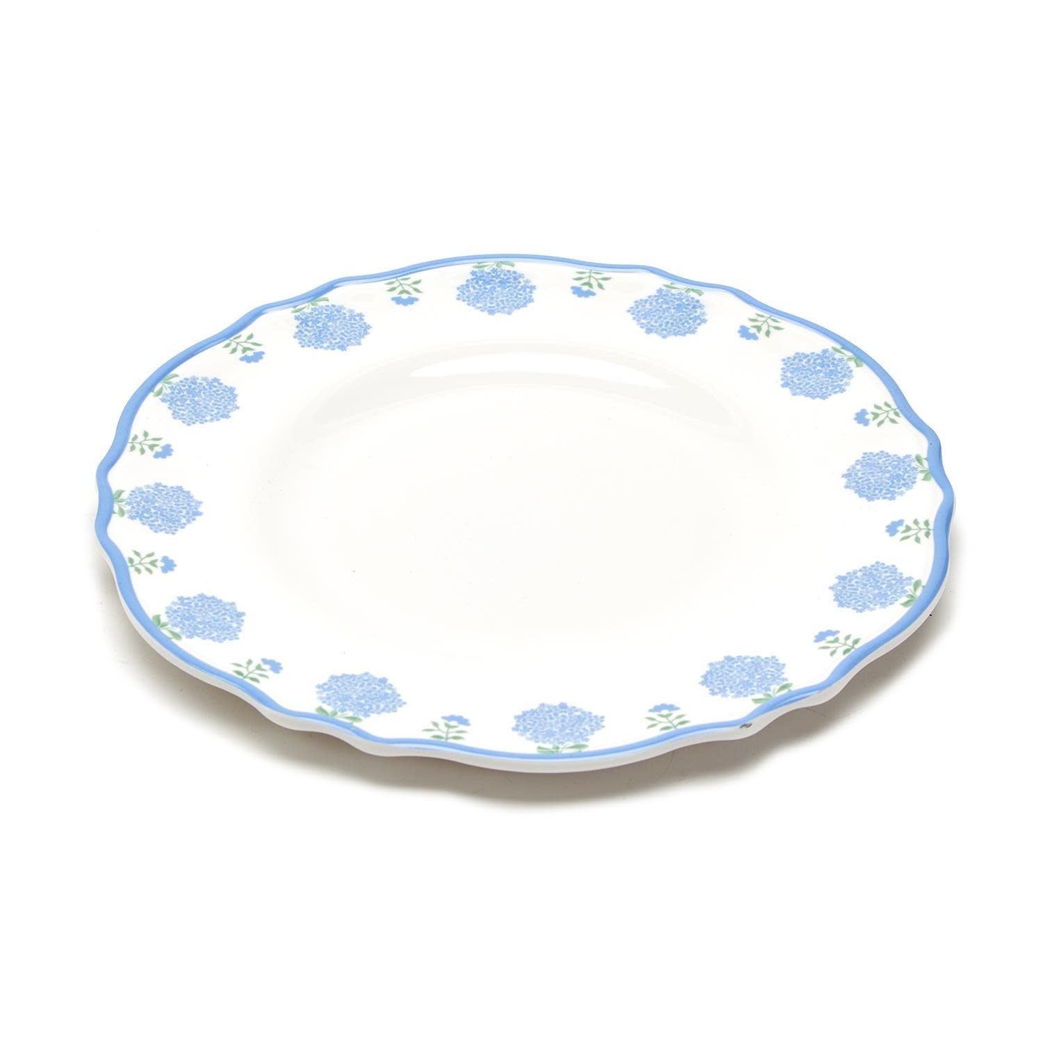 Hydrangea Melamine Dinner Plates - Amber Marie and Company