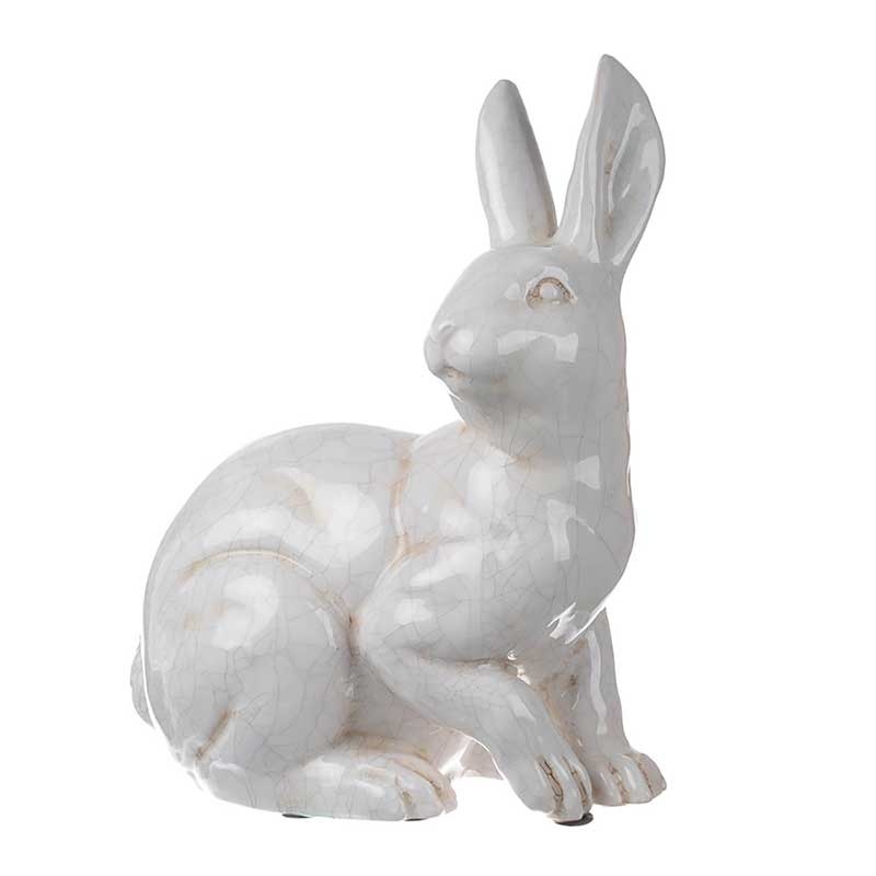 Rabbit Sitting Looking Over Right Shoulder - Amber Marie and Company