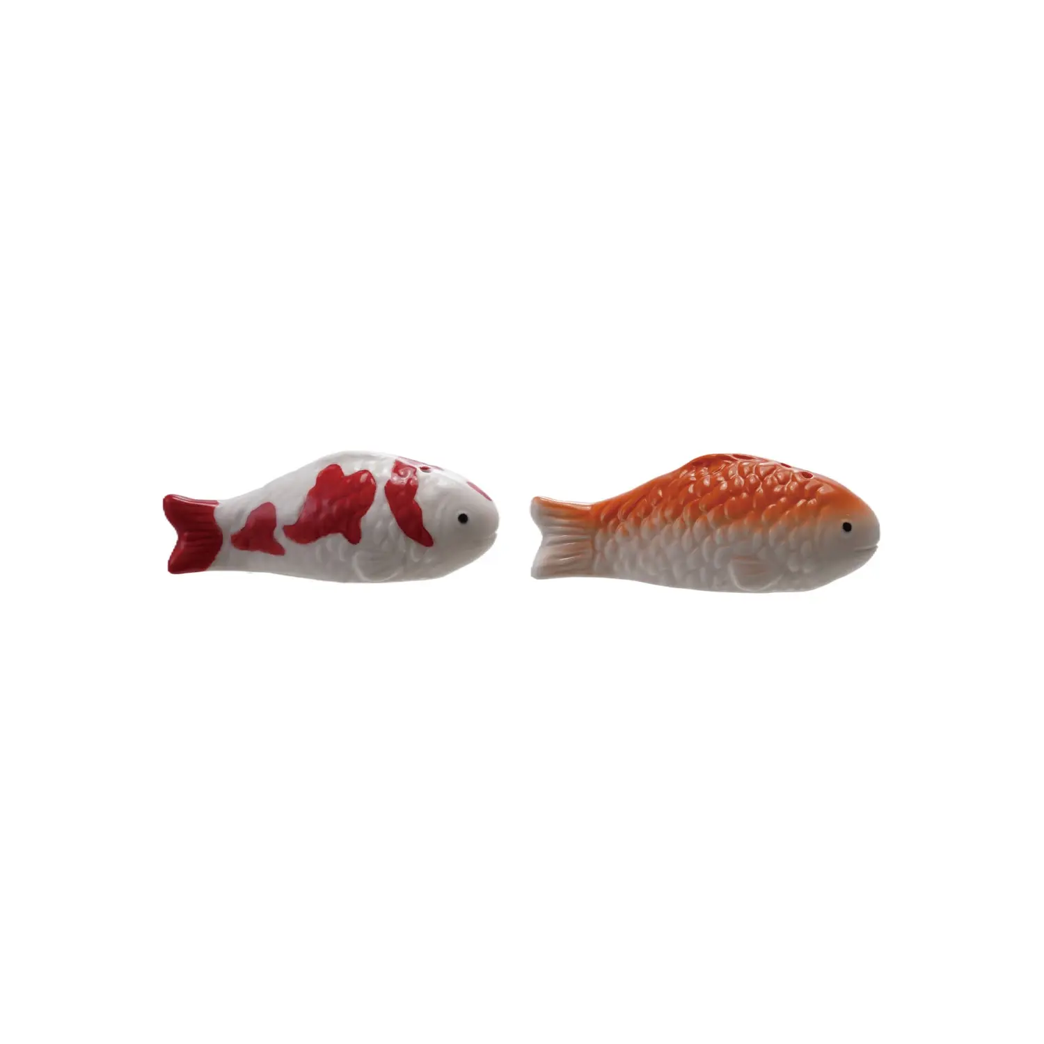 Stoneware Koi Fish Salt & Pepper Shakers - Sold as Set - Amber Marie ...