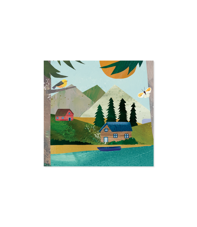 Mountain Lake Card - Amber Marie and Company