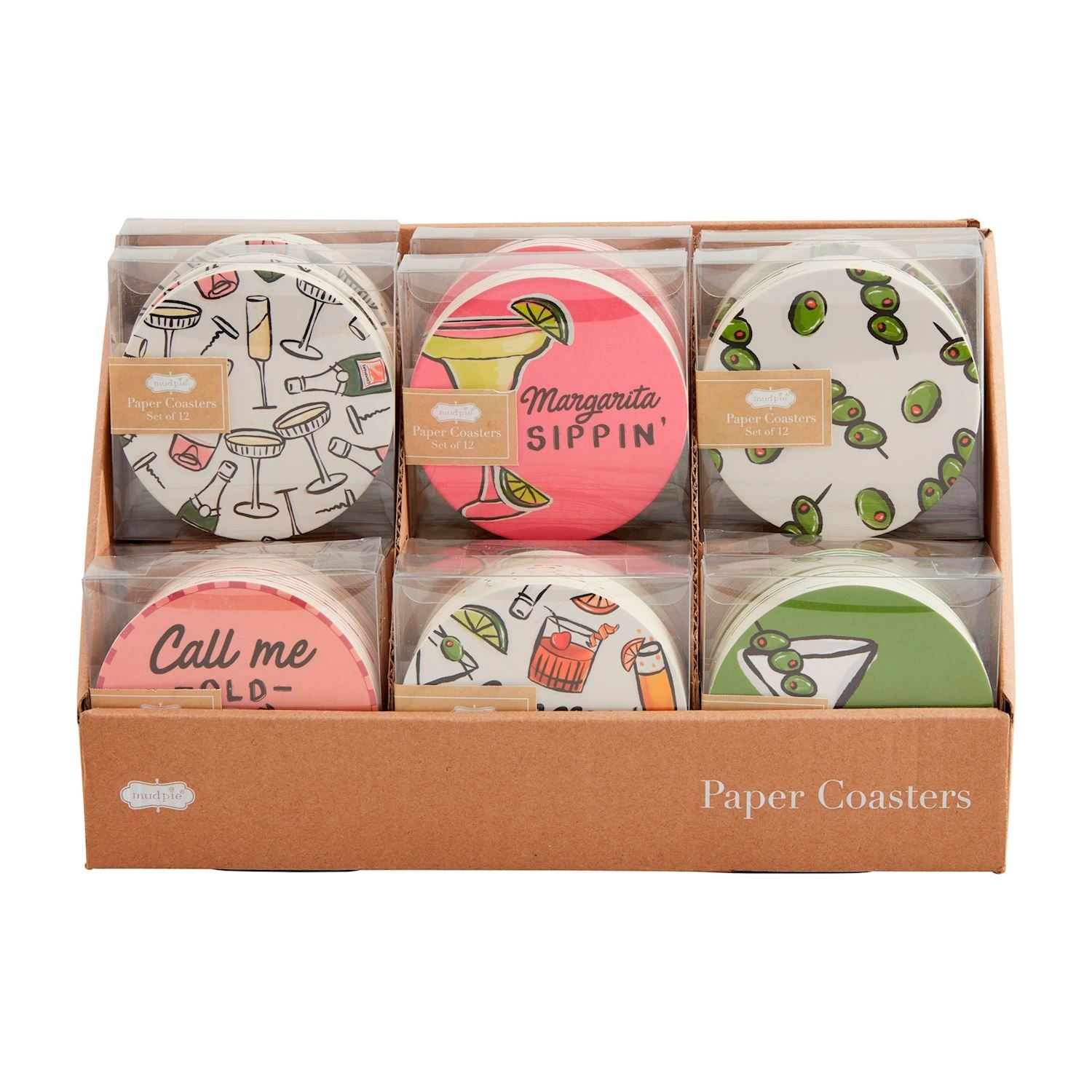 Cocktail Paper Coaster Sets - Amber Marie and Company