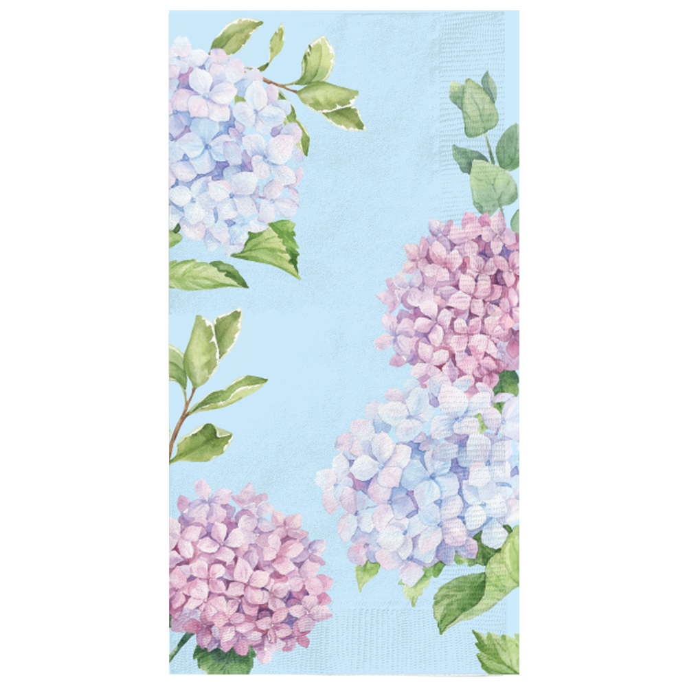 Guest Towel Hydrangea 3 Ply - Amber Marie and Company