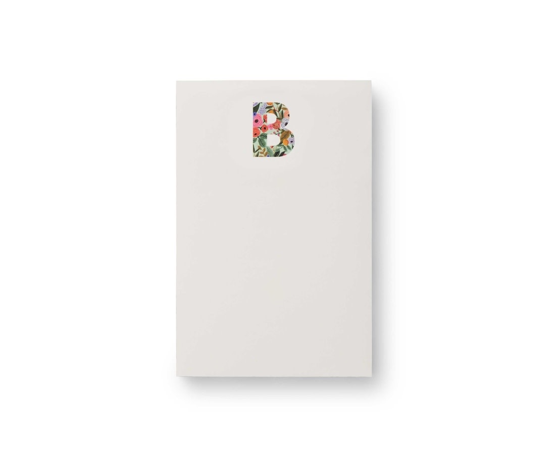 Garden Party Monogram Notepad - Amber Marie and Company