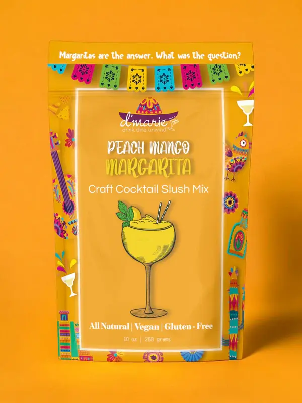 Peach Mango Margarita Slush Mix - Amber Marie and Company