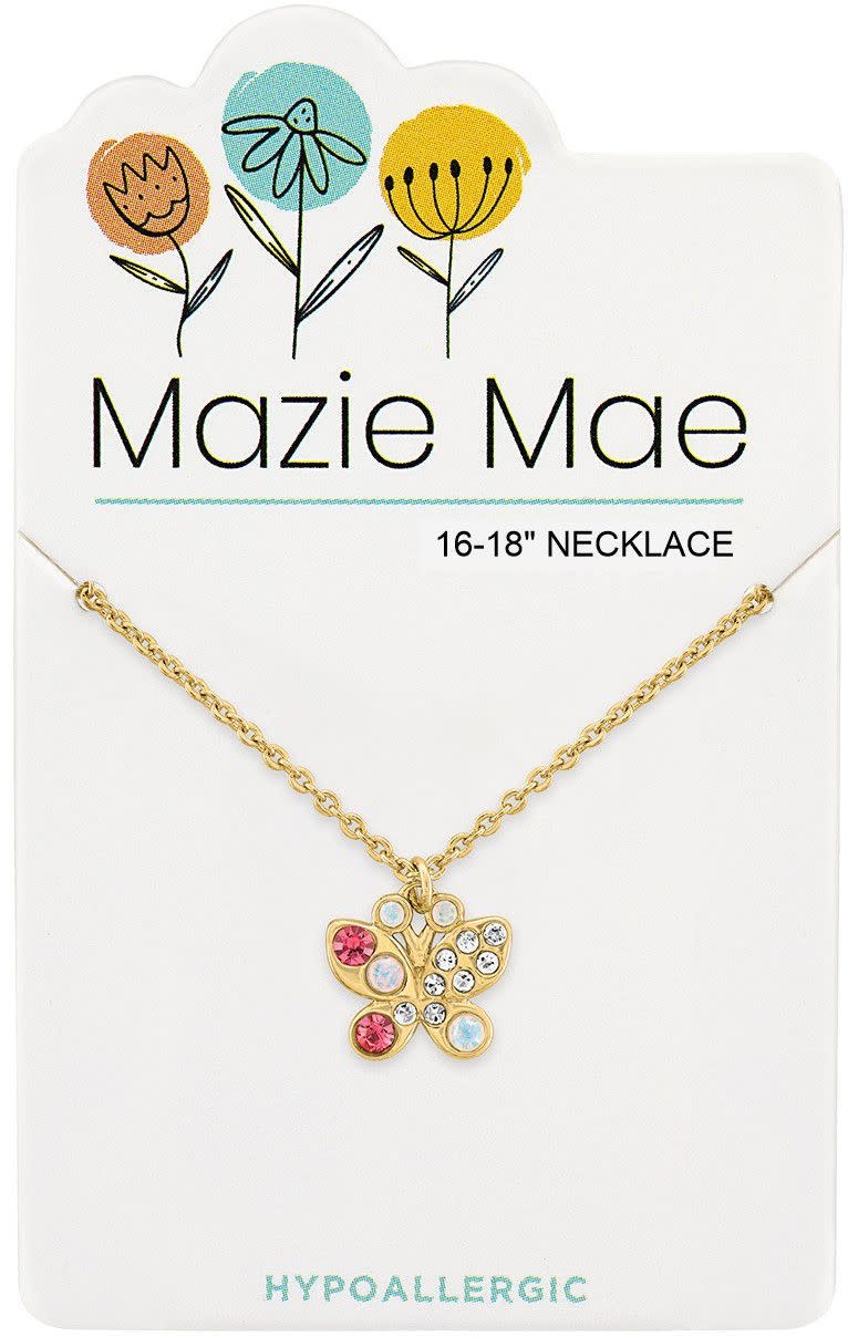 Gold Mazie Mae Necklace - Amber Marie and Company