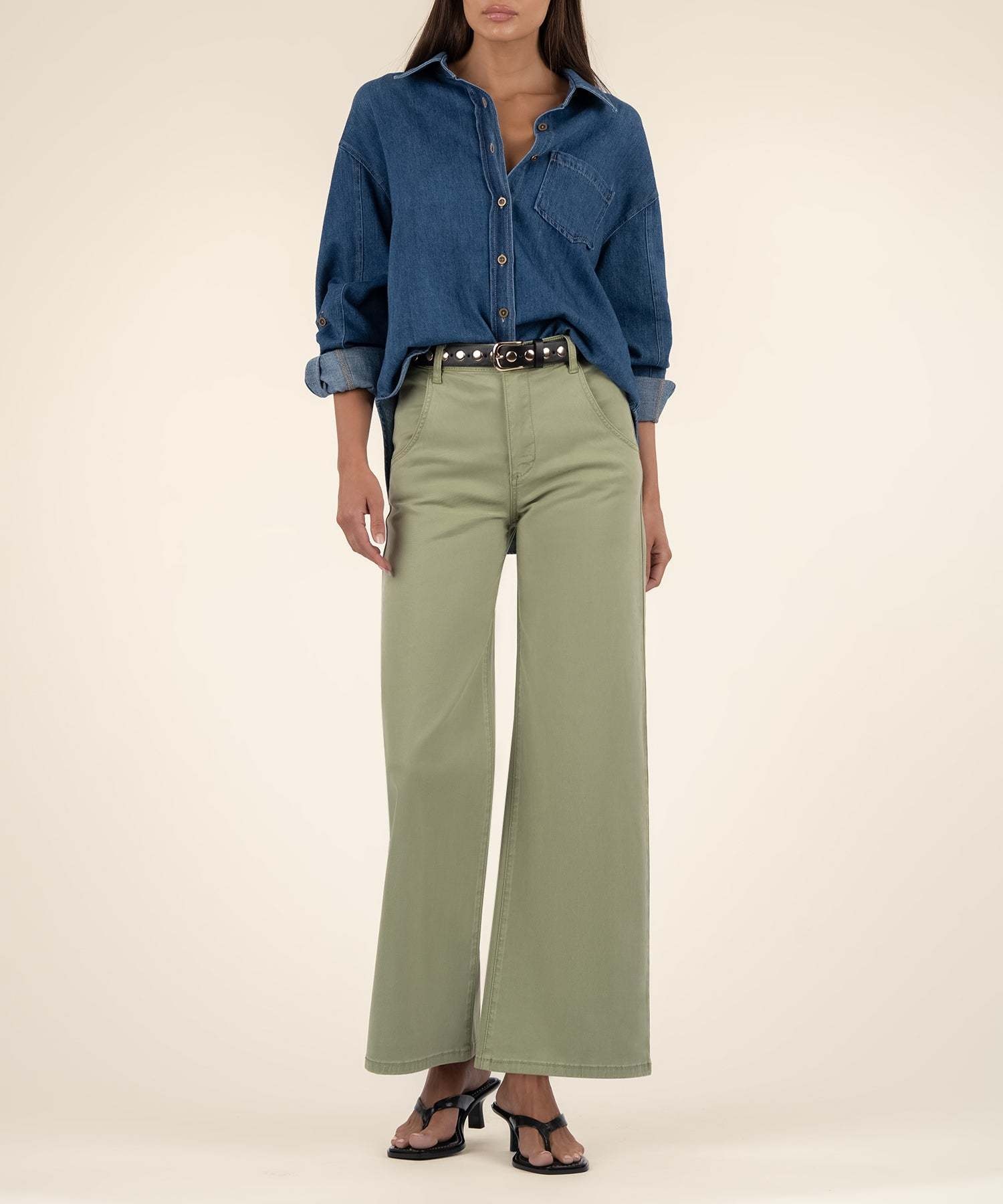 Meg Wide Leg Pant - Amber Marie and Company