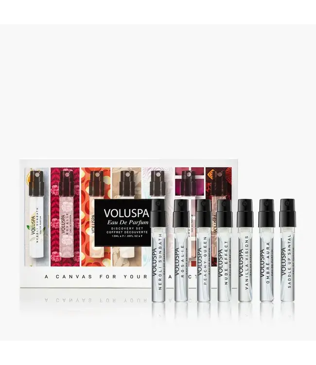 VOLUSPA Fine Fragrance Perfume Discovery Set - Amber Marie and Company