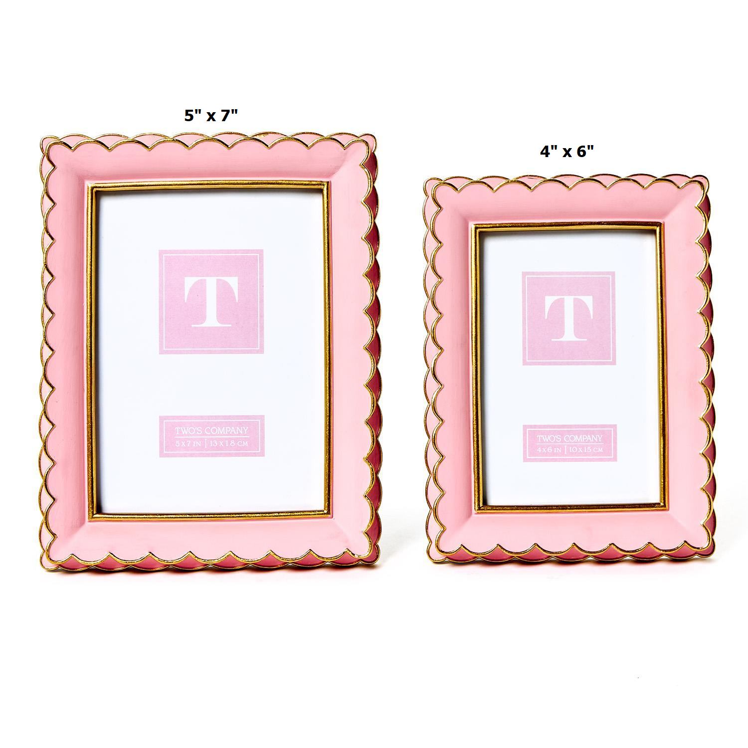 Scalloped Picture Frames - Amber Marie and Company