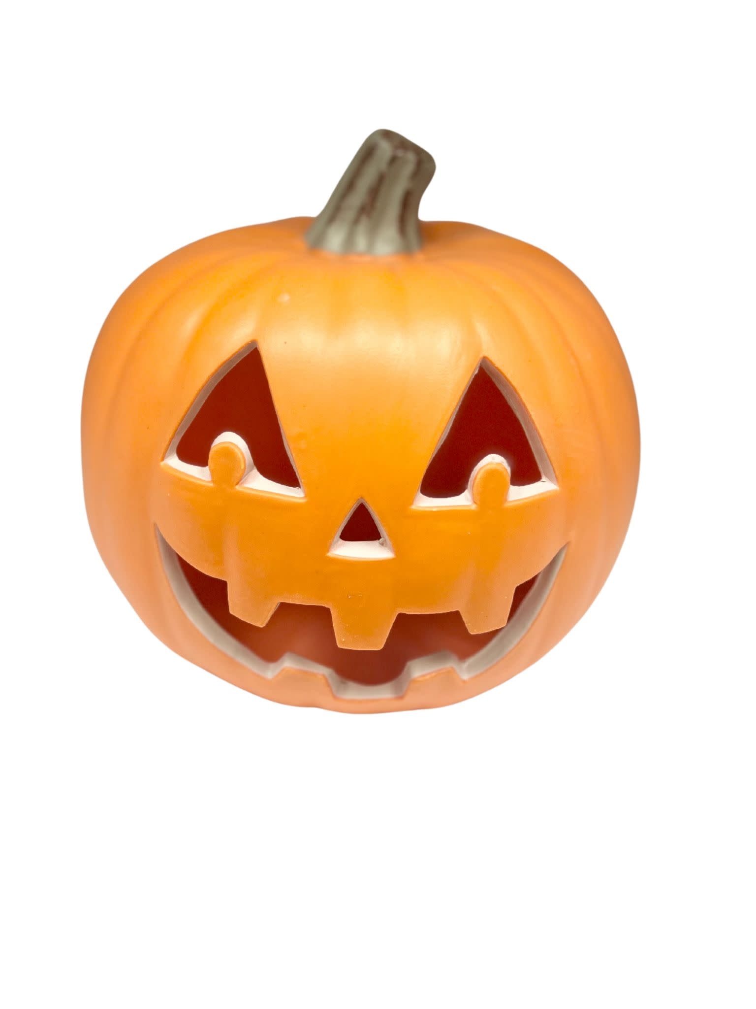 Small Halloween Lighted Pumpkin - Amber Marie and Company