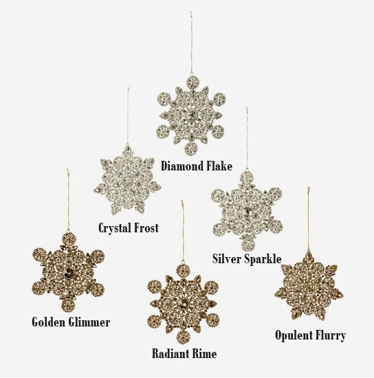 8" Jeweled Snowflake - Amber Marie and Company