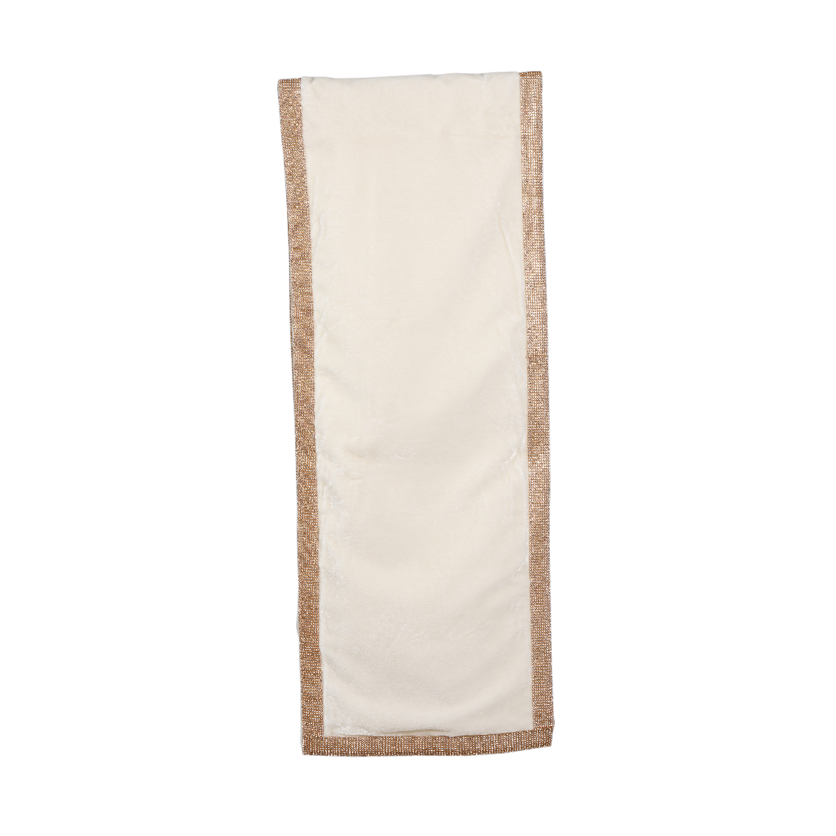 Ivory Gold Bling Table Runner - Amber Marie and Company
