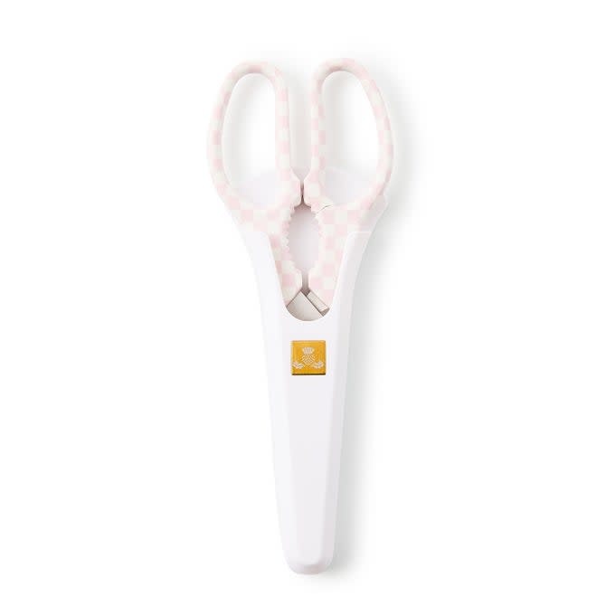 MACKENZIE CHILDS Pink & White Check Kitchen Shears - Amber Marie and ...