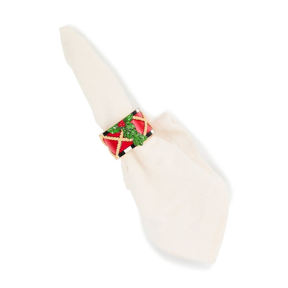 MACKENZIE CHILDS Toyland Drum Napkin Ring, Sold Individually - Amber ...