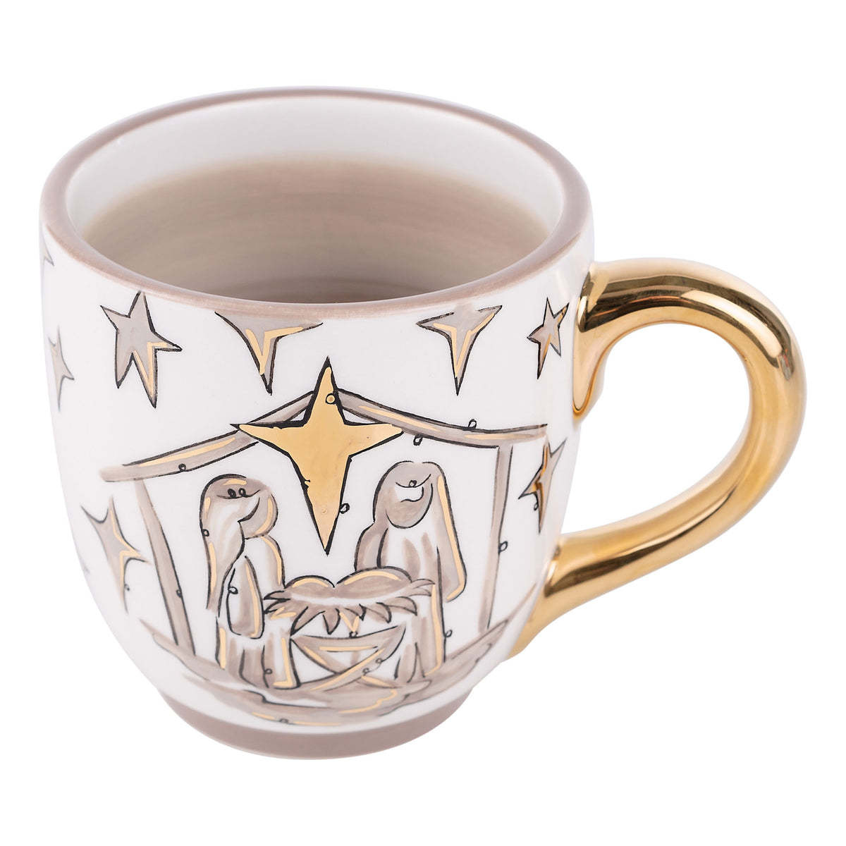 Gold Star Oh Holy Night Mug - Amber Marie and Company