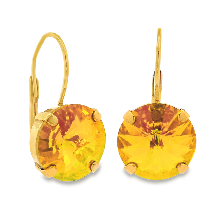 TOVA Caitlin Small Round Earrings - Amber Marie and Company
