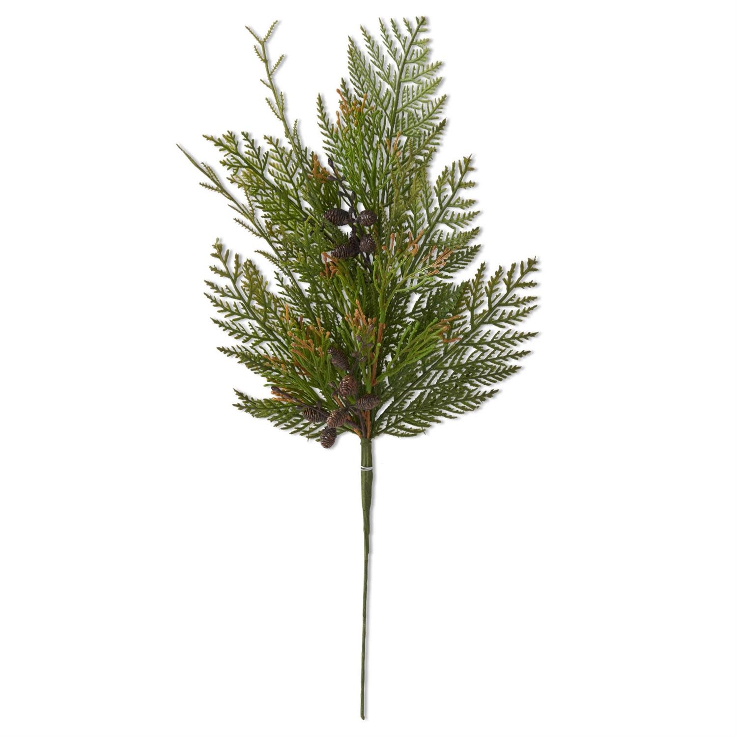 24" Juniper Pine Stem w/Mini Pinecones - Amber Marie and Company