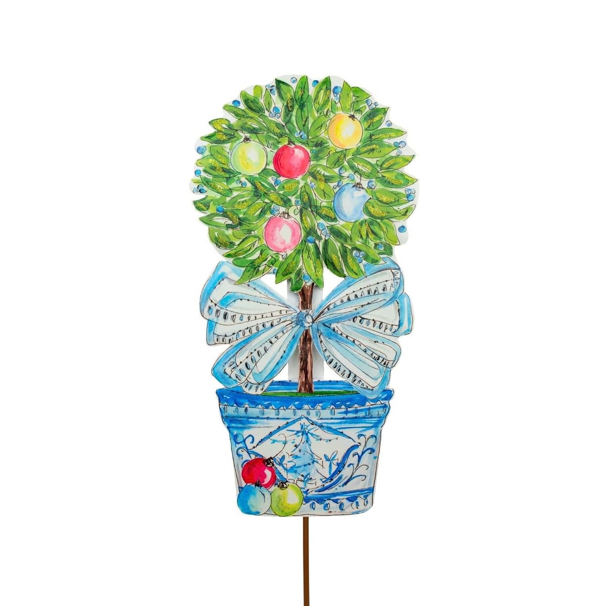 THE ROUND TOP COLLECTION Beck's Winter Wonderland Topiary - Amber Marie ...