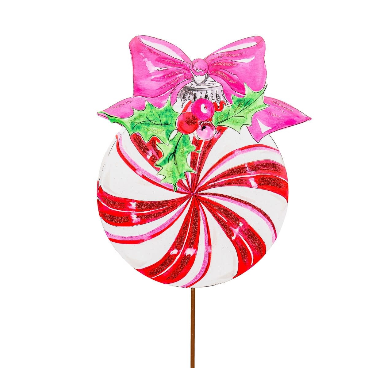THE ROUND TOP COLLECTION Beck's Vintage Candy Cane Ball - Amber Marie ...