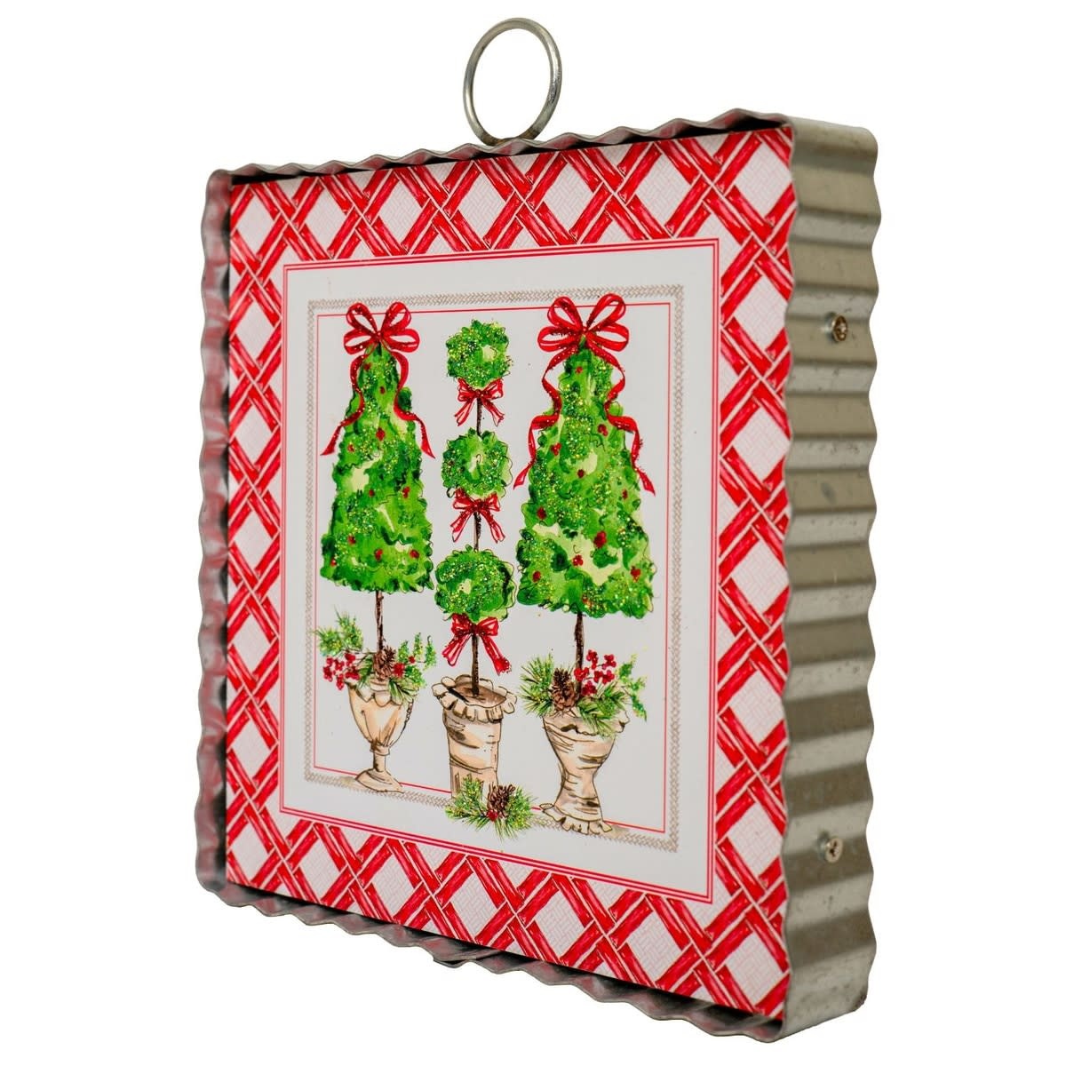 THE ROUND TOP COLLECTION Mini Beck's Traditional Pinecone Trees - Amber ...