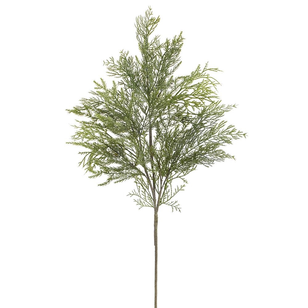 40" Glittered Ultra Deluxe Mixed Cedar Spray Green - Amber Marie and ...