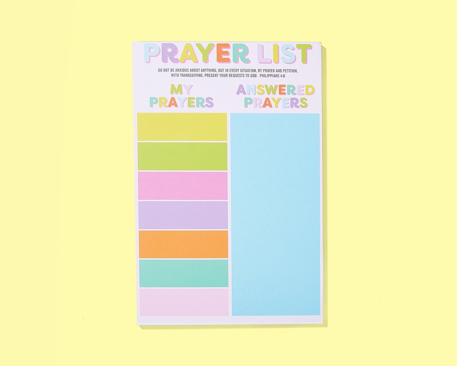 Prayer List Notepad - "My + Answered Prayers" - Amber Marie and Company