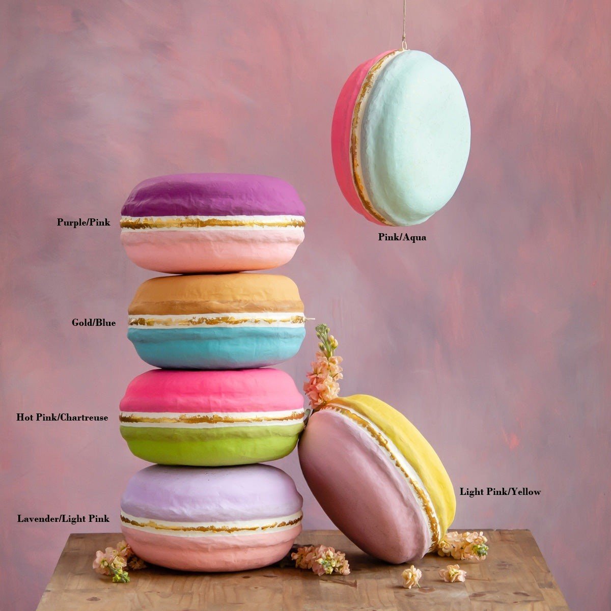 GLITTERVILLE Half & Half Macaron Display - Sold Individually - Amber ...