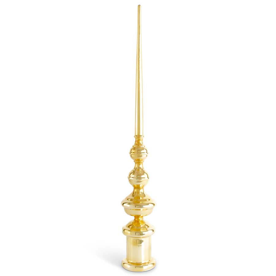 Gold Glass Finials - Amber Marie and Company