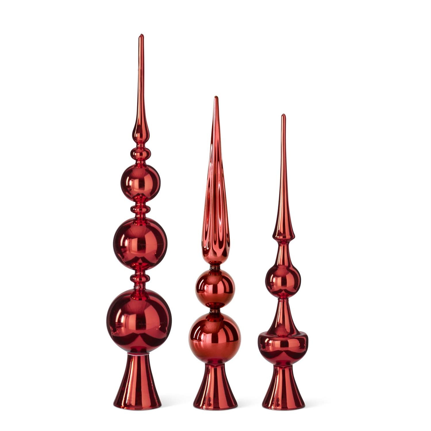 Glass Finial Tree Topper