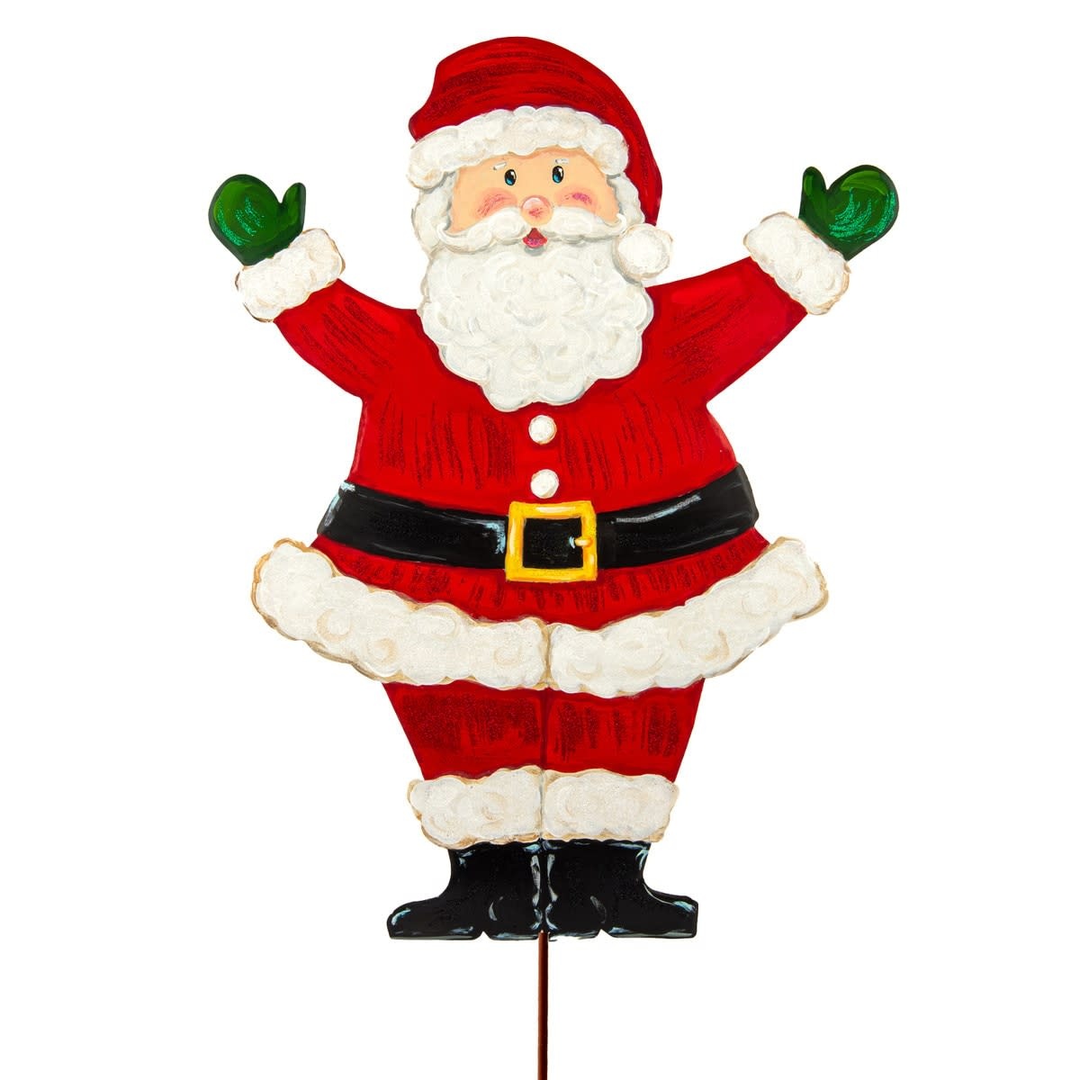 THE ROUND TOP COLLECTION Joyful Santa Yard - Amber Marie and Company