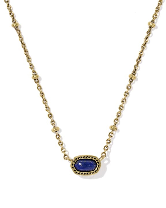 KENDRA SCOTT Mini Elisa Satellite Short Pendant Necklace - Amber Marie ...