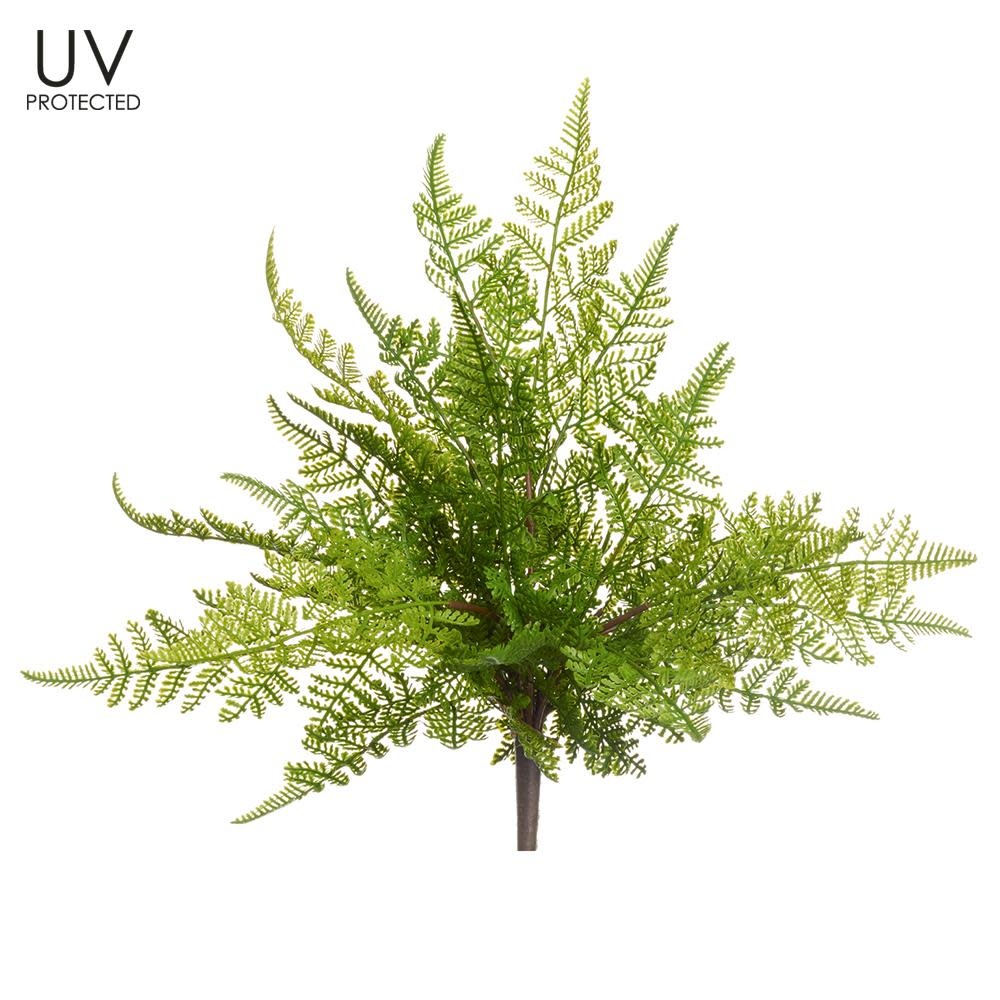 20" UV Protected Lace Fern Bush Green - Amber Marie and Company