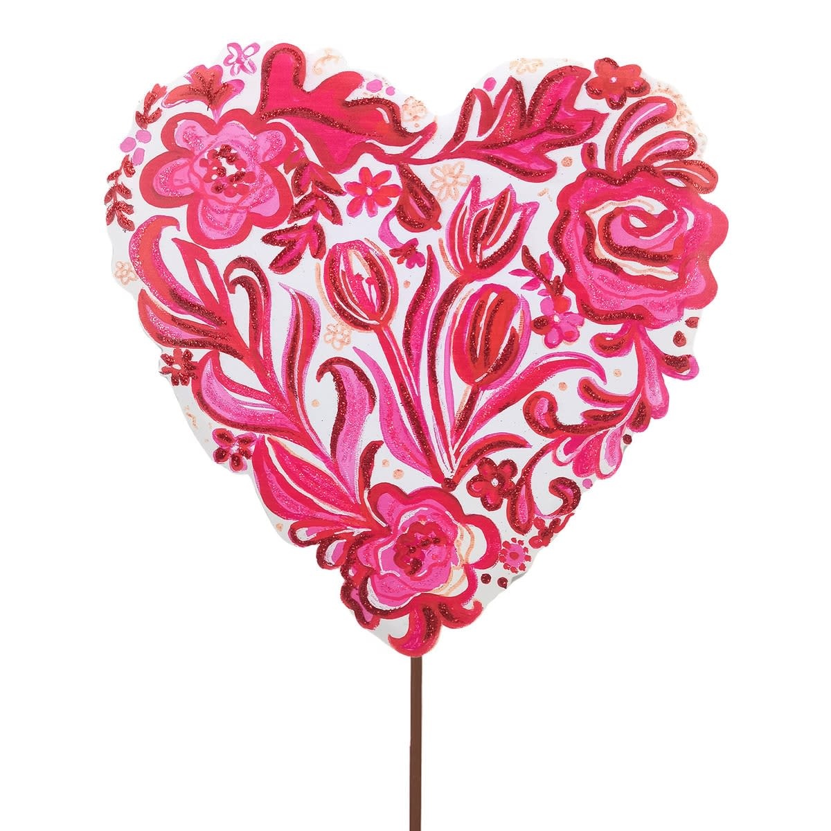 THE ROUND TOP COLLECTION Gallery Flower Chinoiserie Collage Heart ...