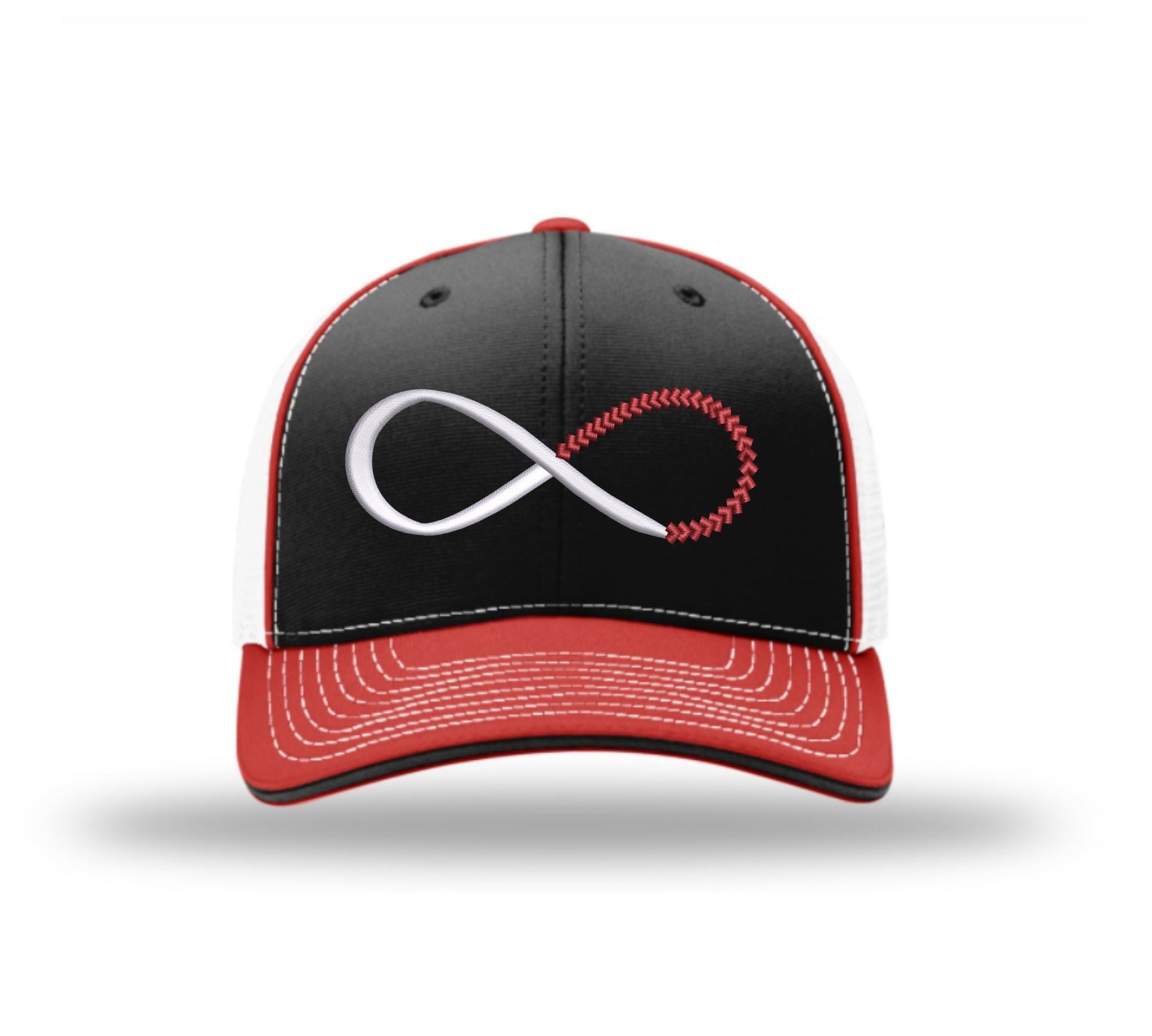Infinity Baseball Richardson 172 Cap Black/Red/White - Bagger Sports