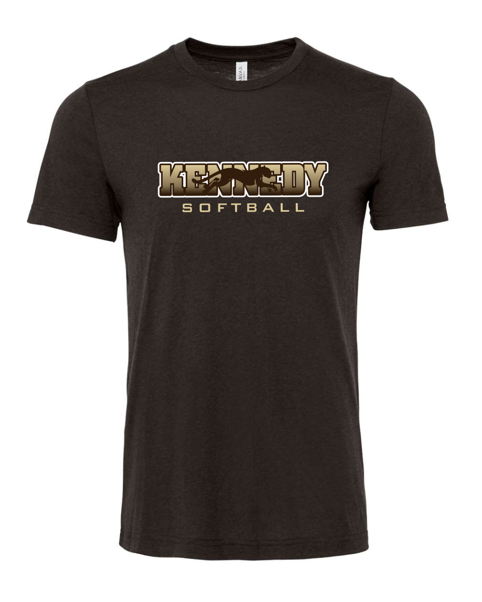 Kennedy Softball Cotton Tee - Bagger Sports