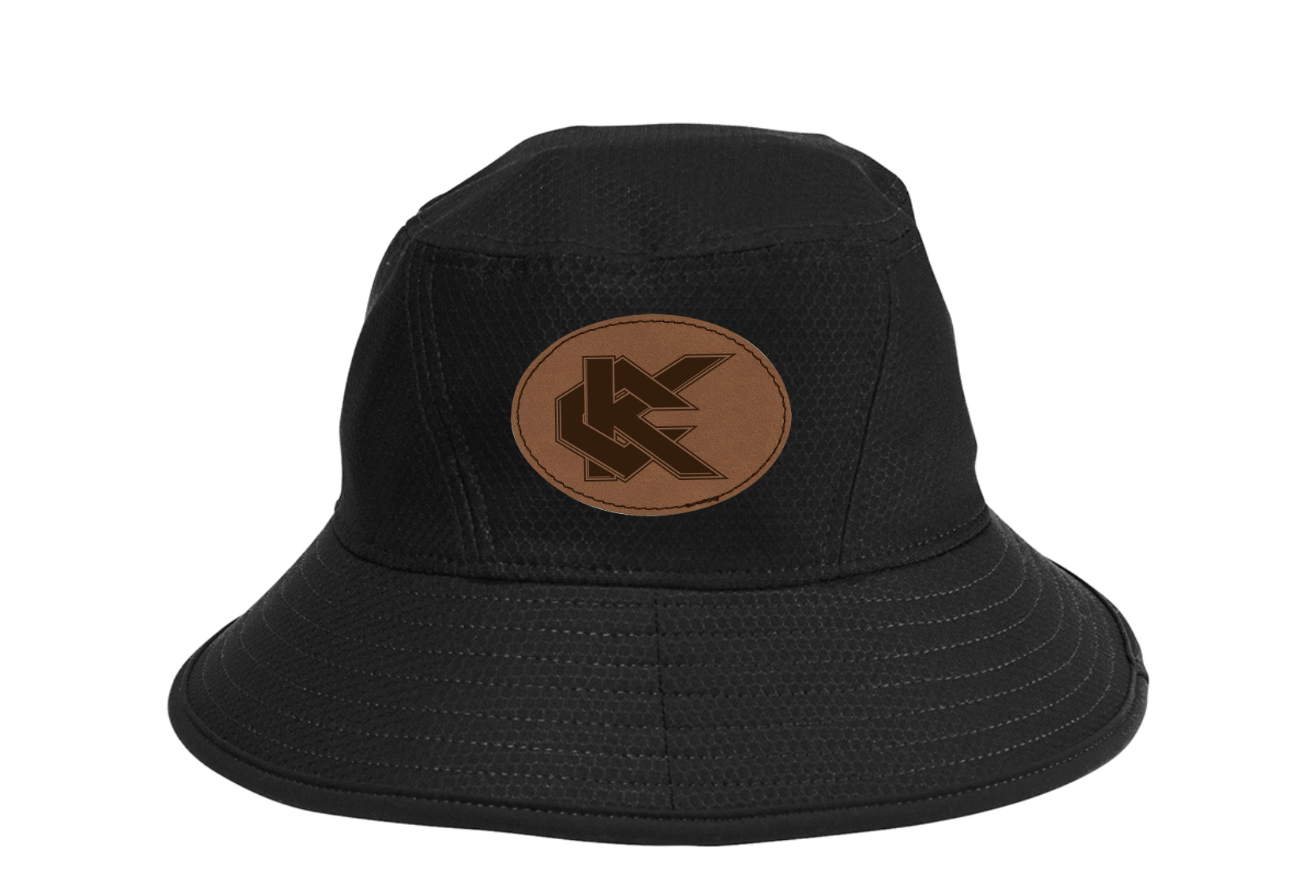 Kennedy Softball Laser Engraved Patch New Era Hex Bucket Hat - NE800 - Bagger Sports