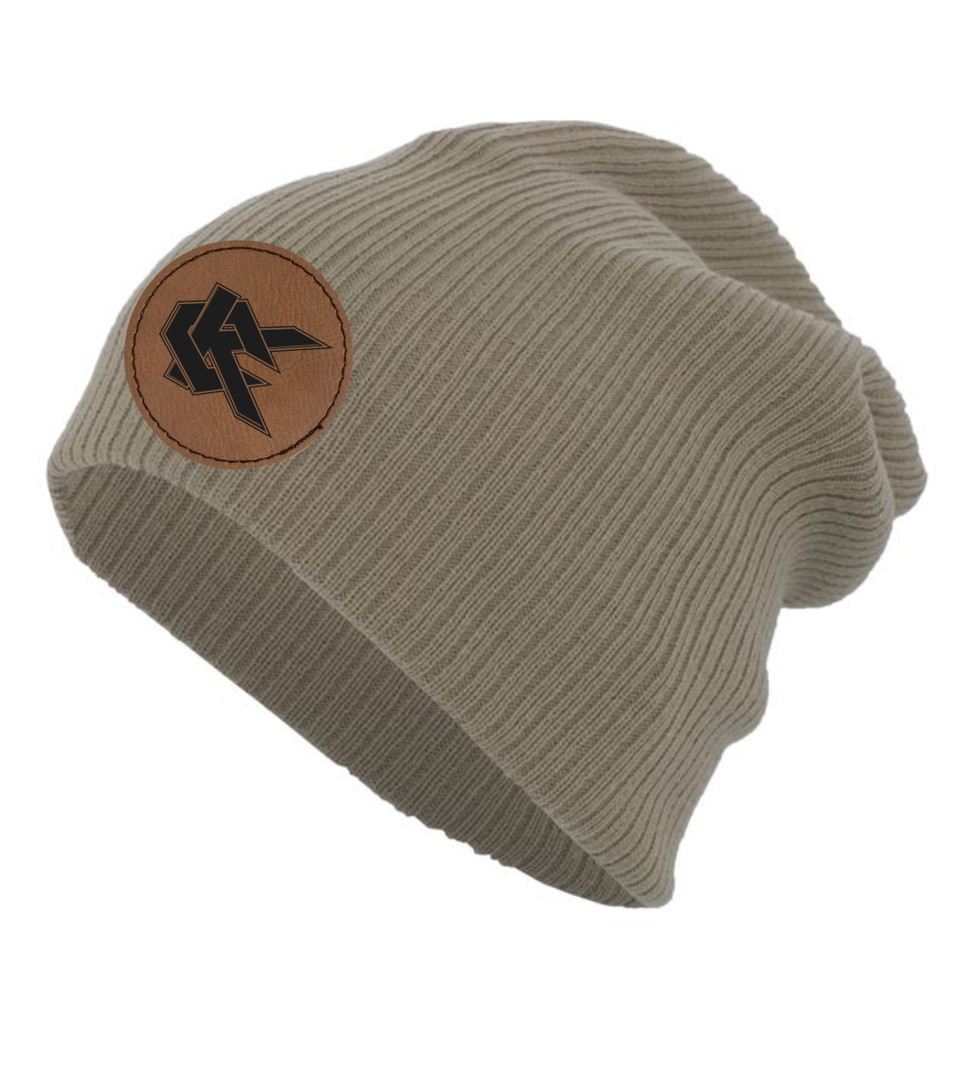 Kennedy Softball Laser Patch Knit Sloucy Beanie - Bagger Sports