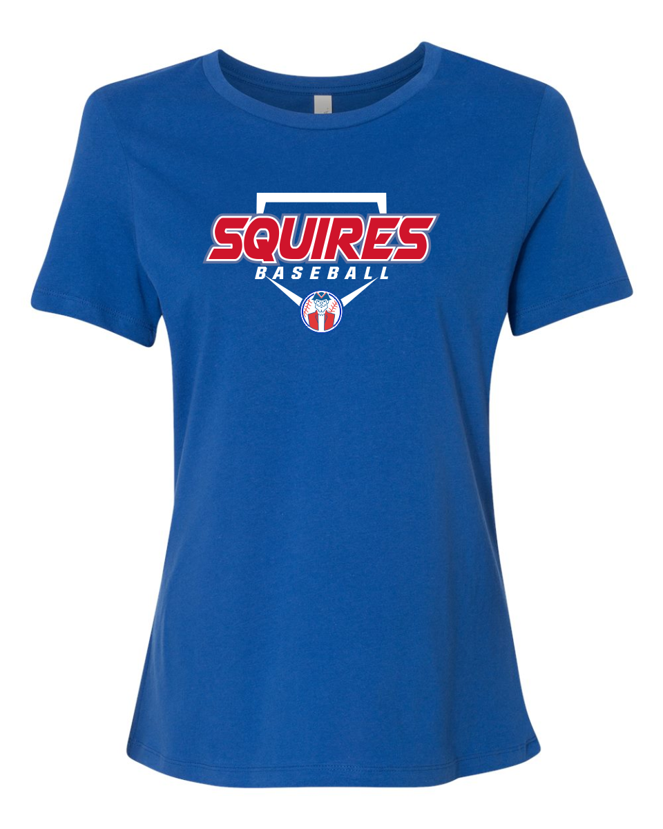Squires Baseball Ladies Relaxed Crew Tee - Bagger Sports