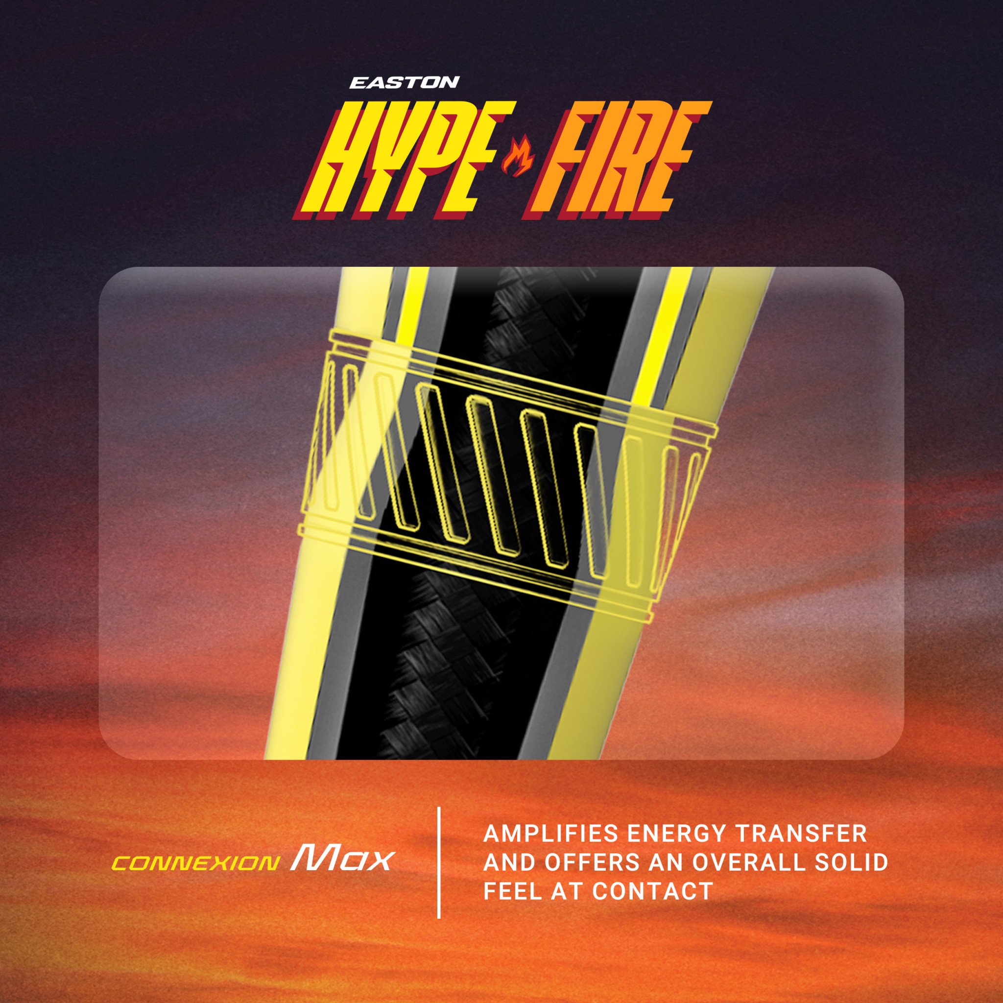 2024 Easton Hype Fire (-5) USSSA Baseball Bat - EUT4HYP5 - Bagger Sports