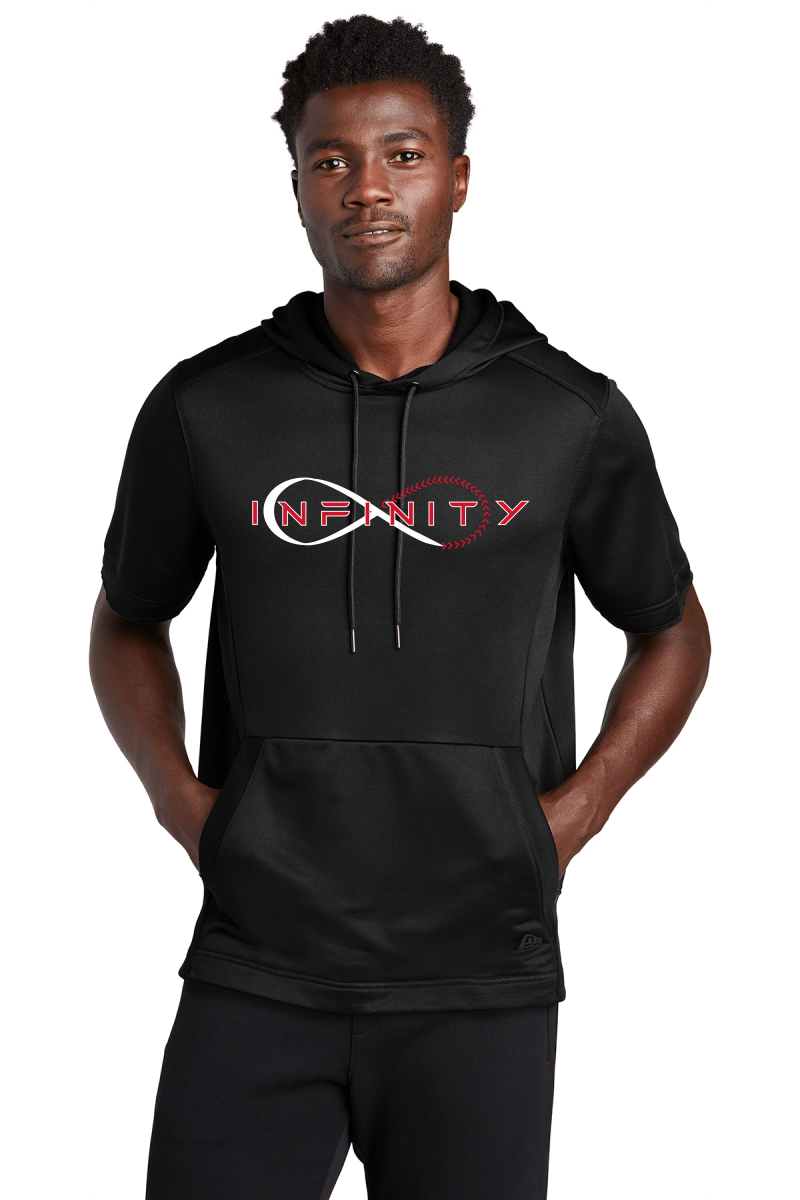 Infinity Baseball New Era ® Performance Terry Short Sleeve Hoodie ...